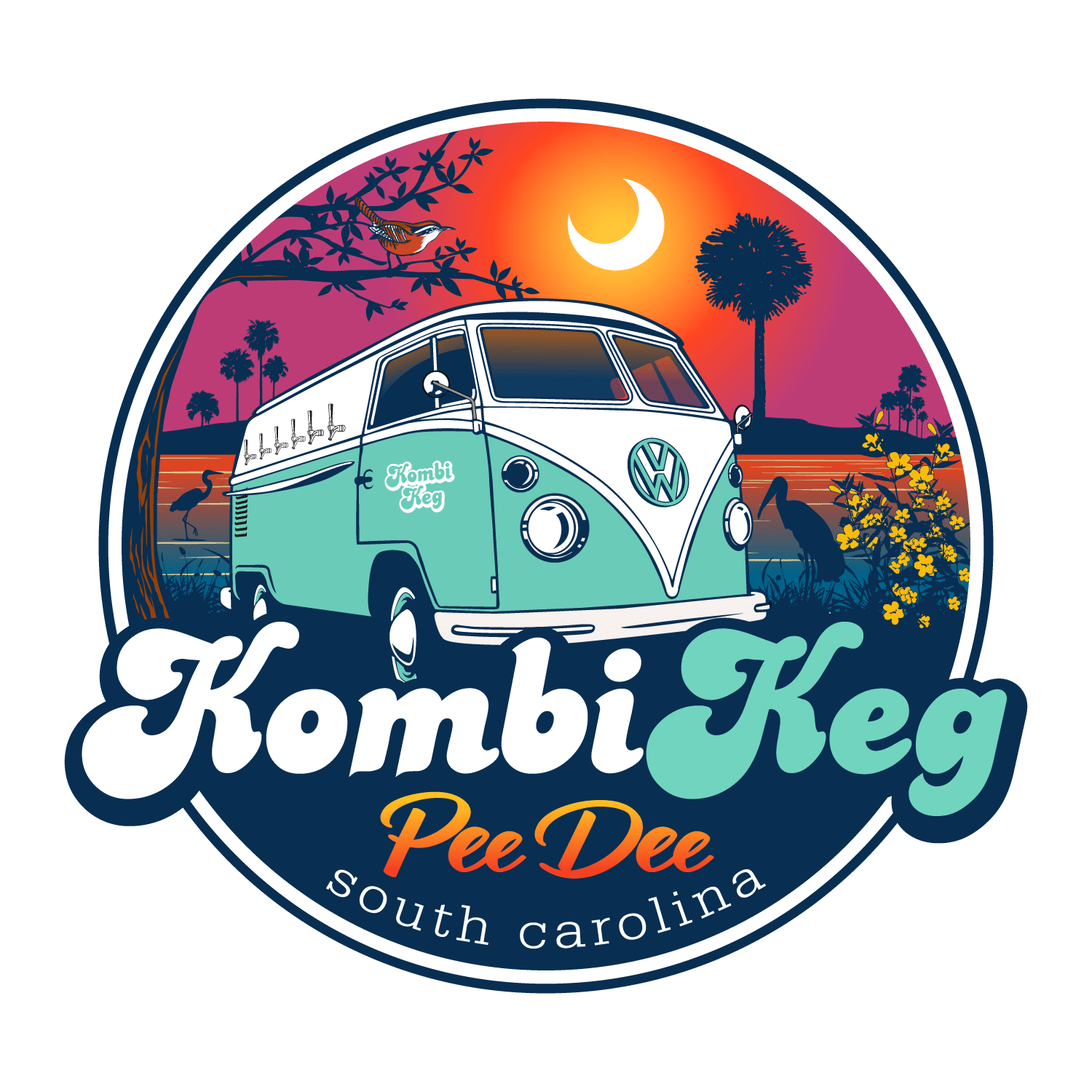 Pee Dee Mobile Bar Hire | VW Pop Up Bar | Kombi Keg